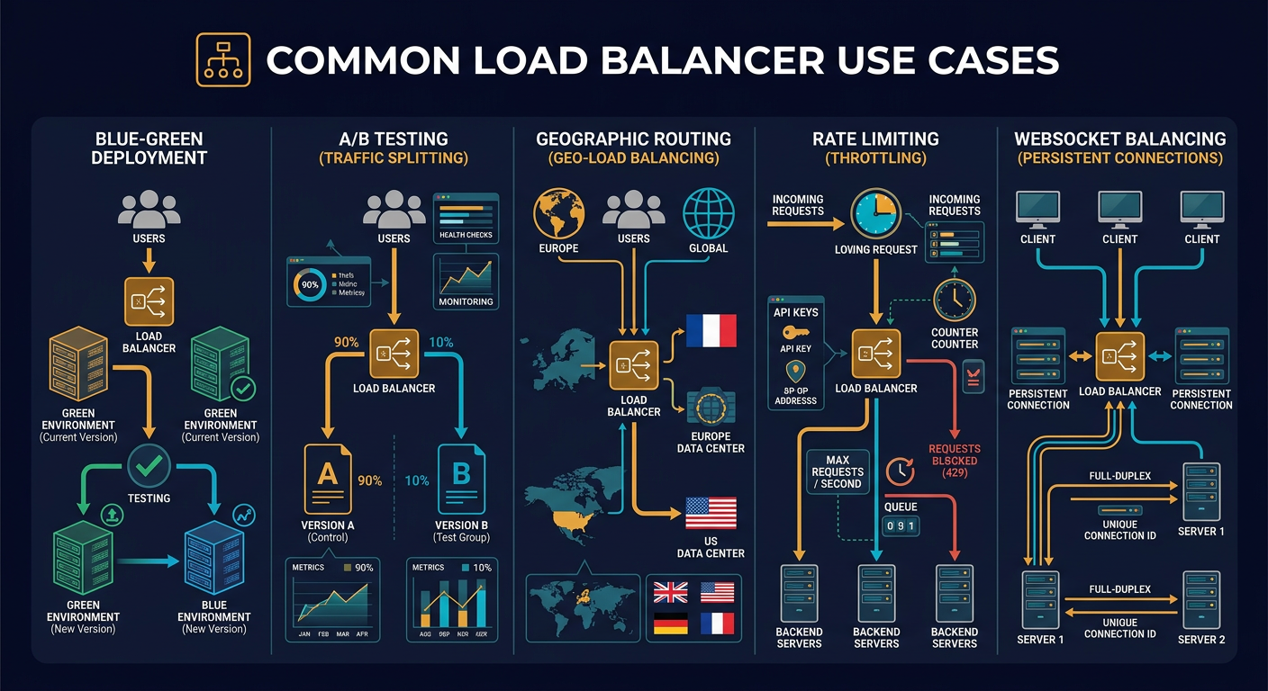 Load Balancer Realistic Use Cases You May Not Know - System Design
